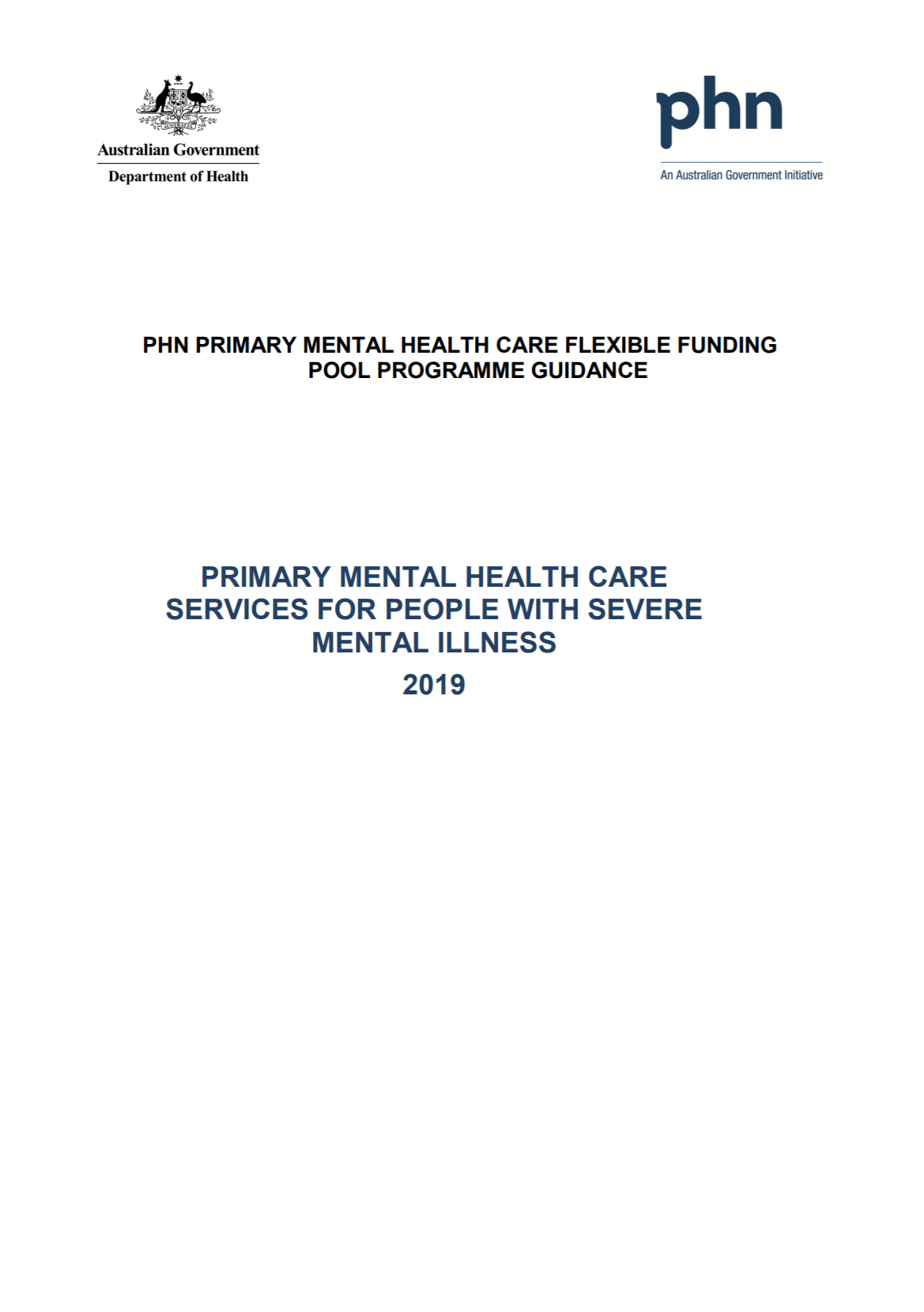 Primary Mental Health Care Services for People with Severe Mental ...